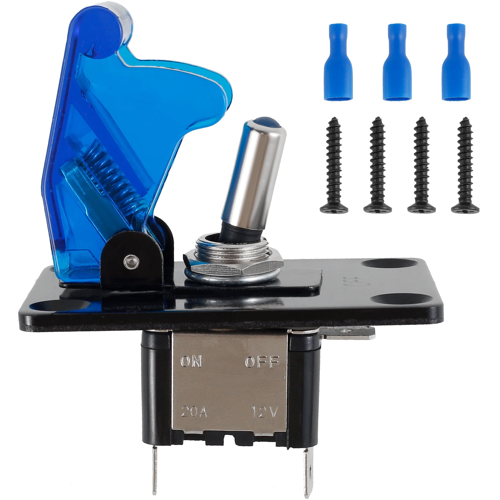 Car Toggle Switch with LED Indicator 12 to 24V Heavy Duty Toggle Switch ...