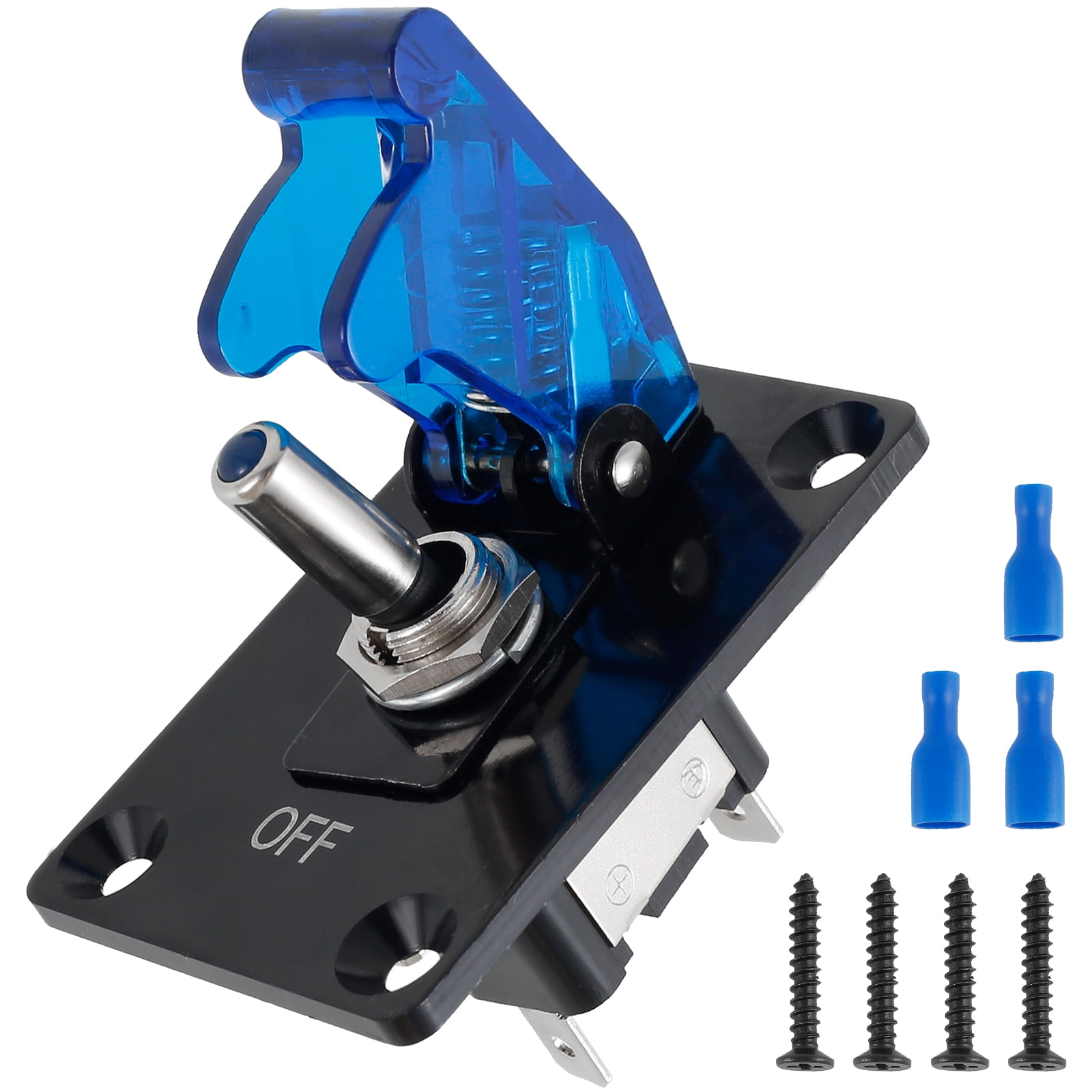 Car Toggle Switch with LED Indicator 12 to 24V Heavy Duty Toggle Switch with Aircraft Safety ...