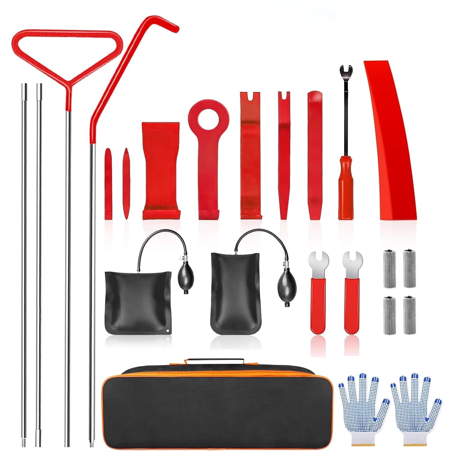 Car Tool Kit, 20pcs Car Repair Tool Kit with Long Distance Hook Tool ...