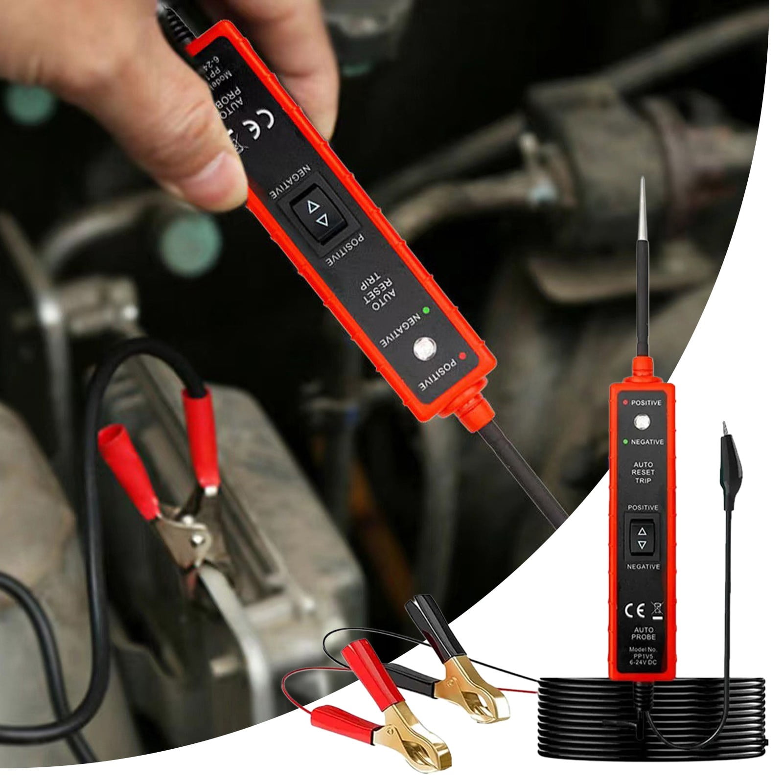 Car Tools Car Circuit Tester 6 24v Automotive Electrical System Tester ...