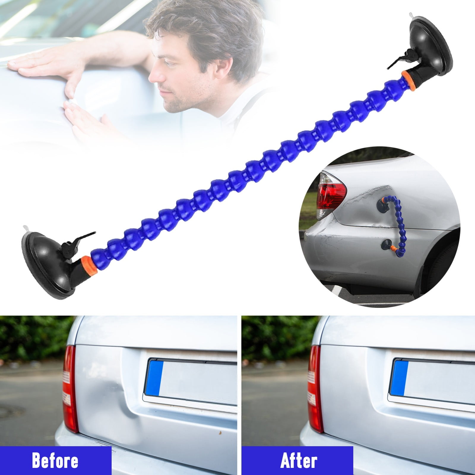 Car Tools - Car Dent Puller Reusable Hand Suction Cup Automotive Dent ...