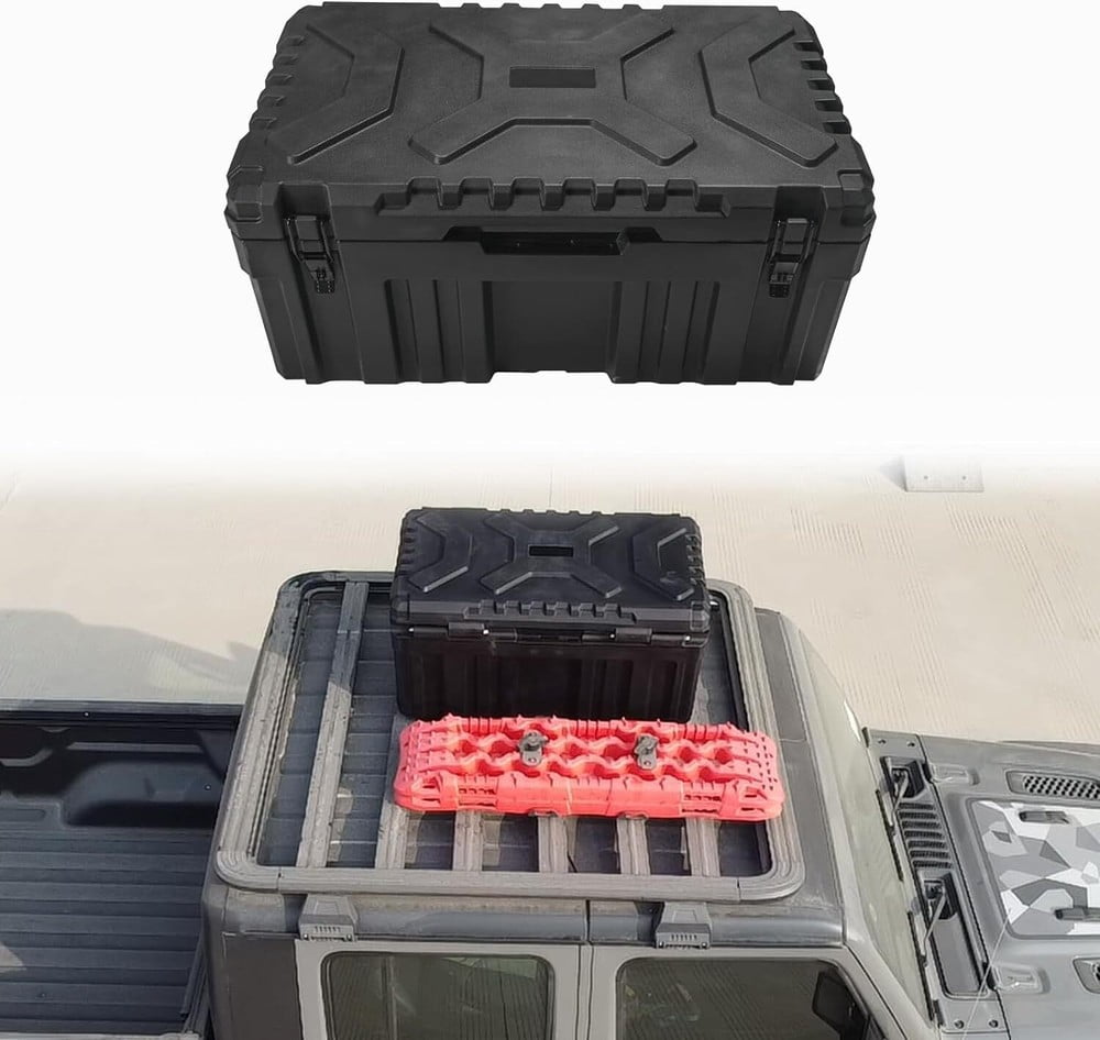 Car Top Cargo Carrier Vehicle Roof Luggage Storage Box Cases Off Road ...