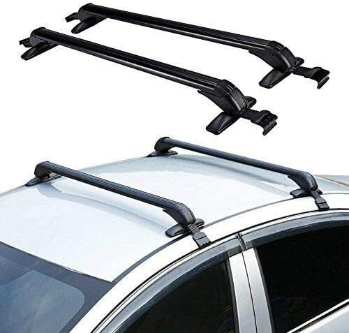 Car Top Roof Rack,Cross Bar Luggage Carrier Adjustable Window Frame ...