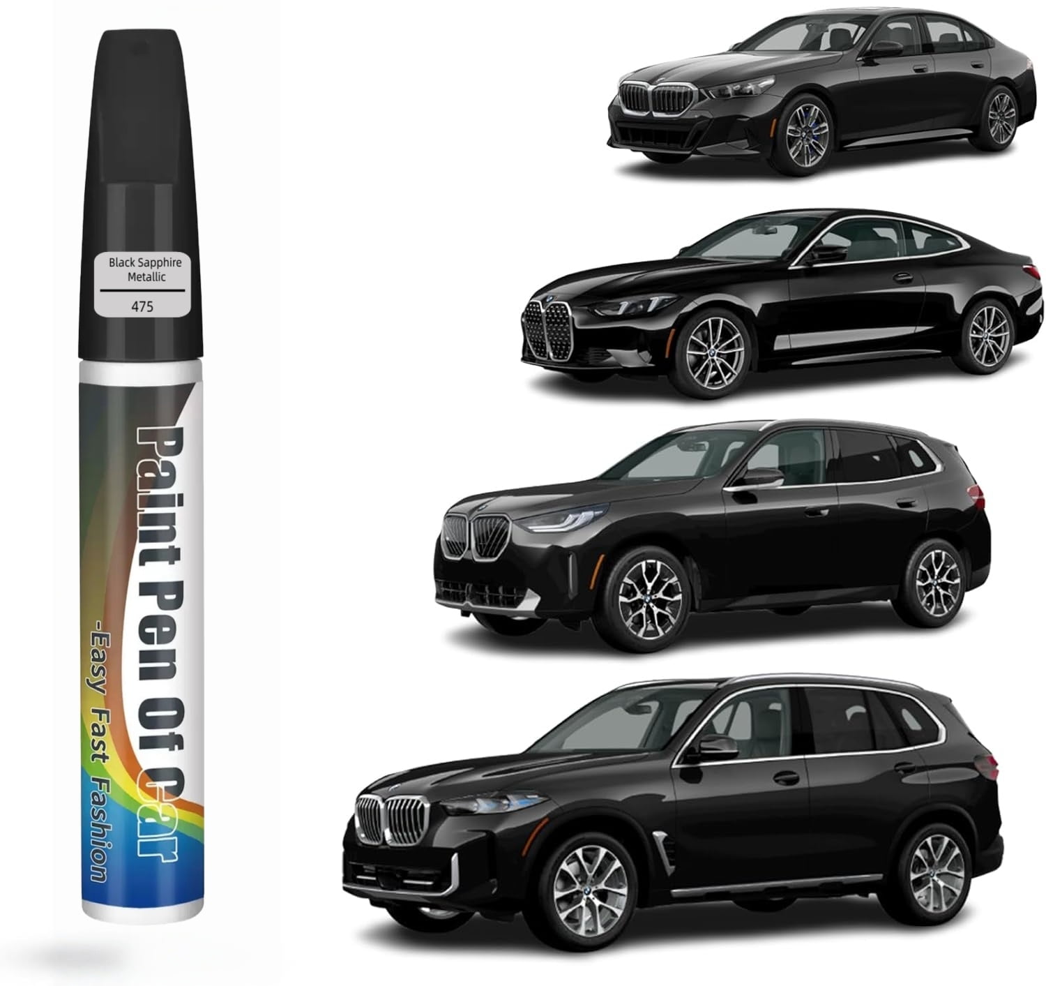 Car Touch Up Paint(Black Sapphire Metallic(475)) for BMW, Car Paint ...