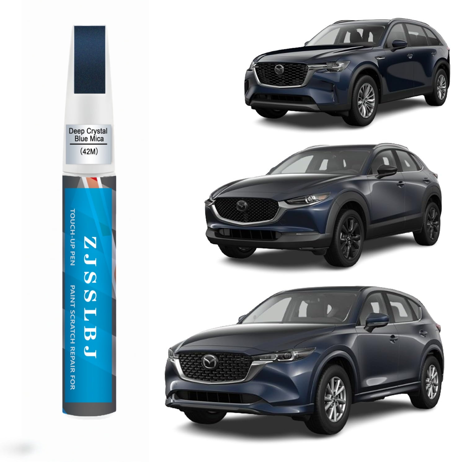 Car Touch Up Paint(Deep Crystal Blue Mica(42M)) for Mazda, Car Paint ...