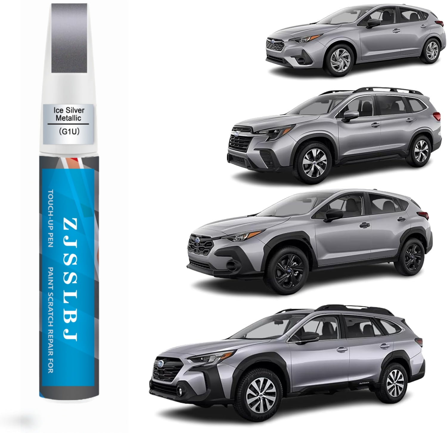 Car Touch Up Paint(Ice Silver Metallic(G1U)) for SUBARU, Car Paint ...