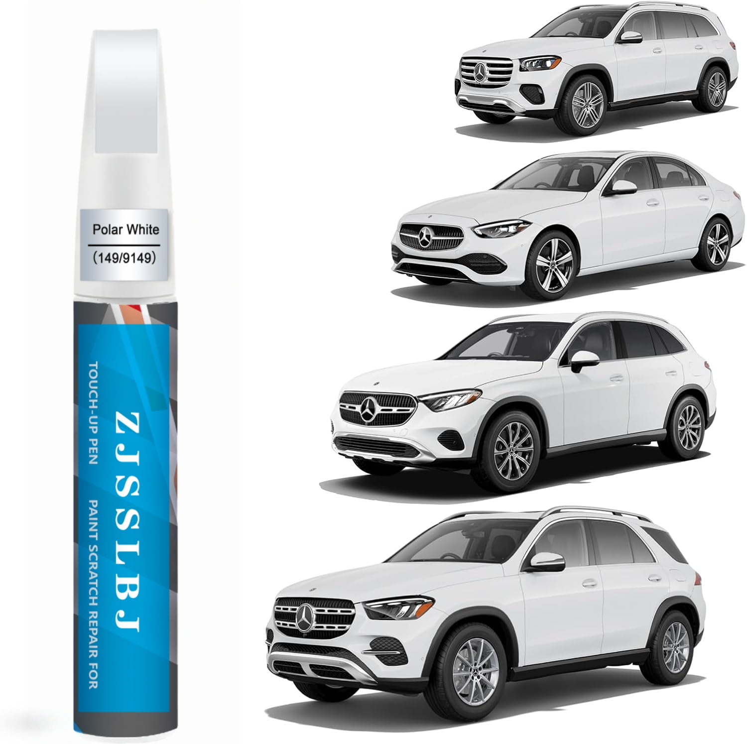Car Touch Up Paint(Polar White(149/9149)) for Mercedes-Benz, Car Paint ...