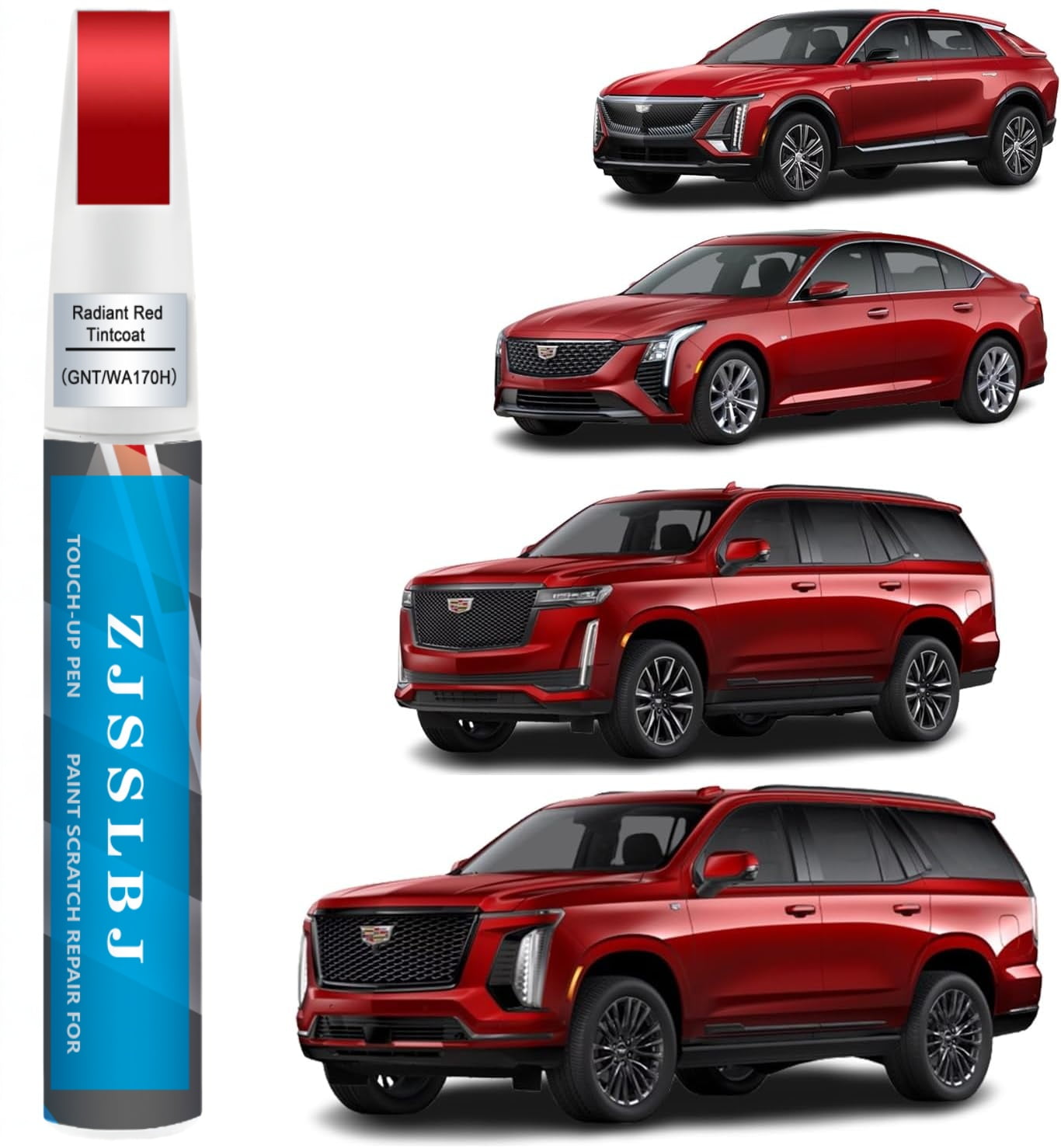 Car Touch Up Paint(Radiant Red Tintcoat(GNT/WA170H)) for Cadillac, Car ...