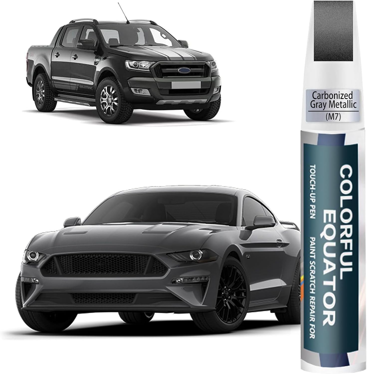 Car Touch Up Paint(Carbonized Gray Metallic(M7)) for Ford, Car Paint ...