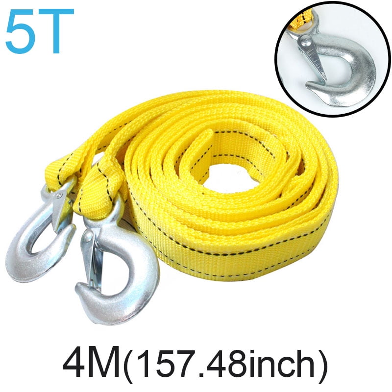 Car Tow Cable Heavy Duty 3 Ton Trailer Rope Towing Pull Rope Strap ...