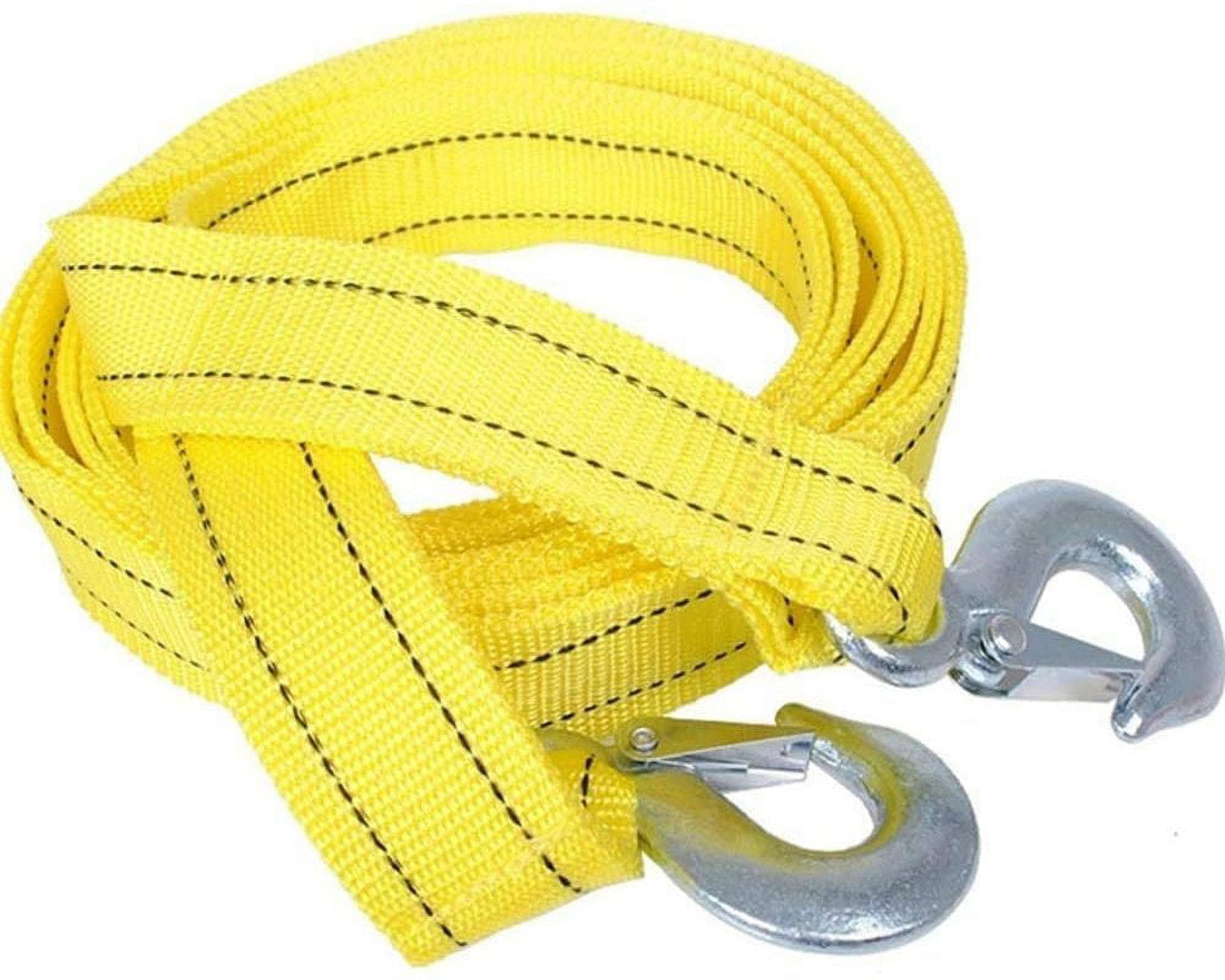 Car Tow Rope 4 m Load Capacity 5 Tons Car Trailer Rope Tow Cable with ...