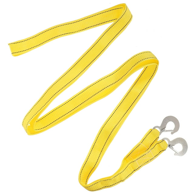 Car Tow Rope Tow Straps Heavy Duty with Hooks Pull Cord Short Tie down ...