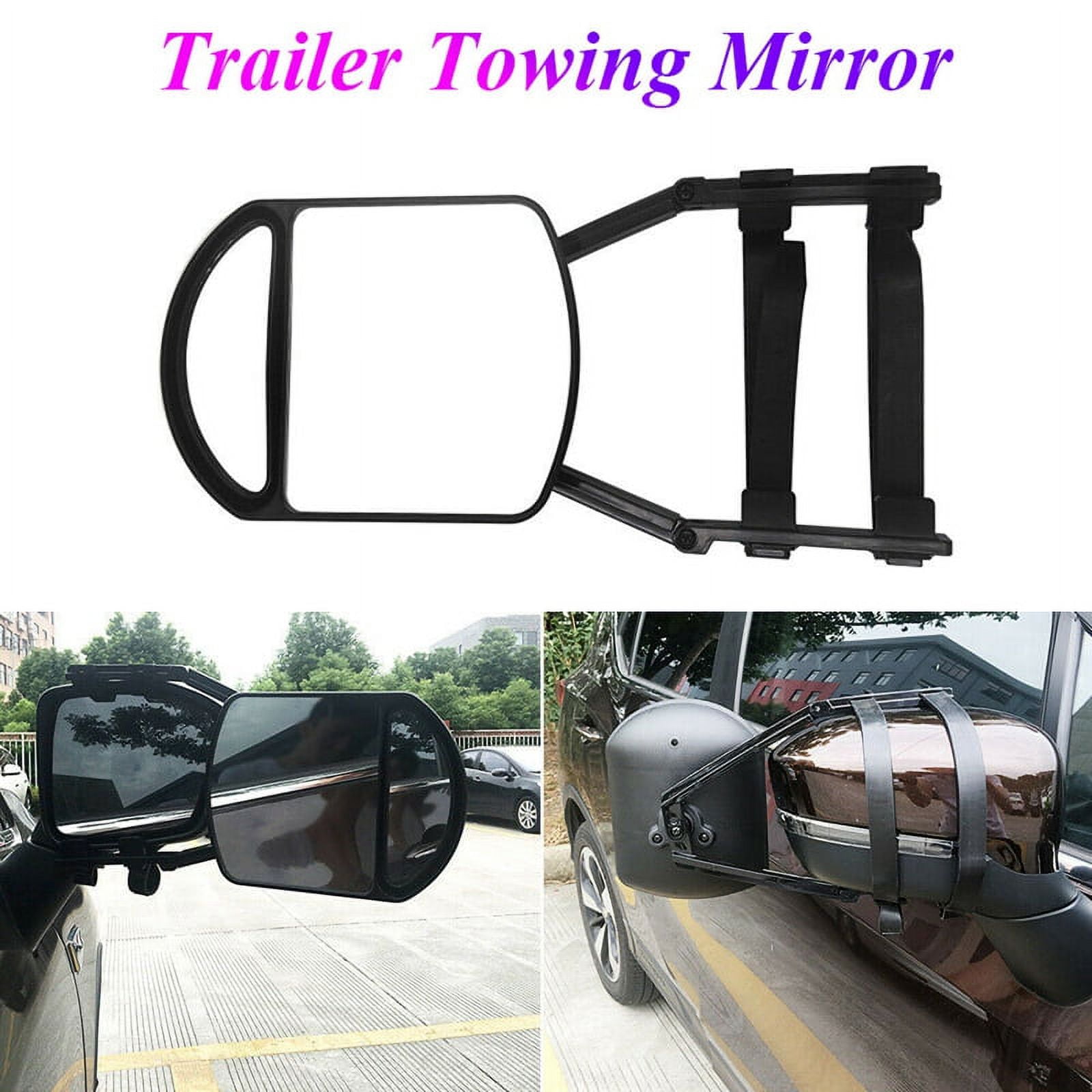 Car Towing Mirror Adjustable Dual Extension Mirrors Long Arm Wing for ...