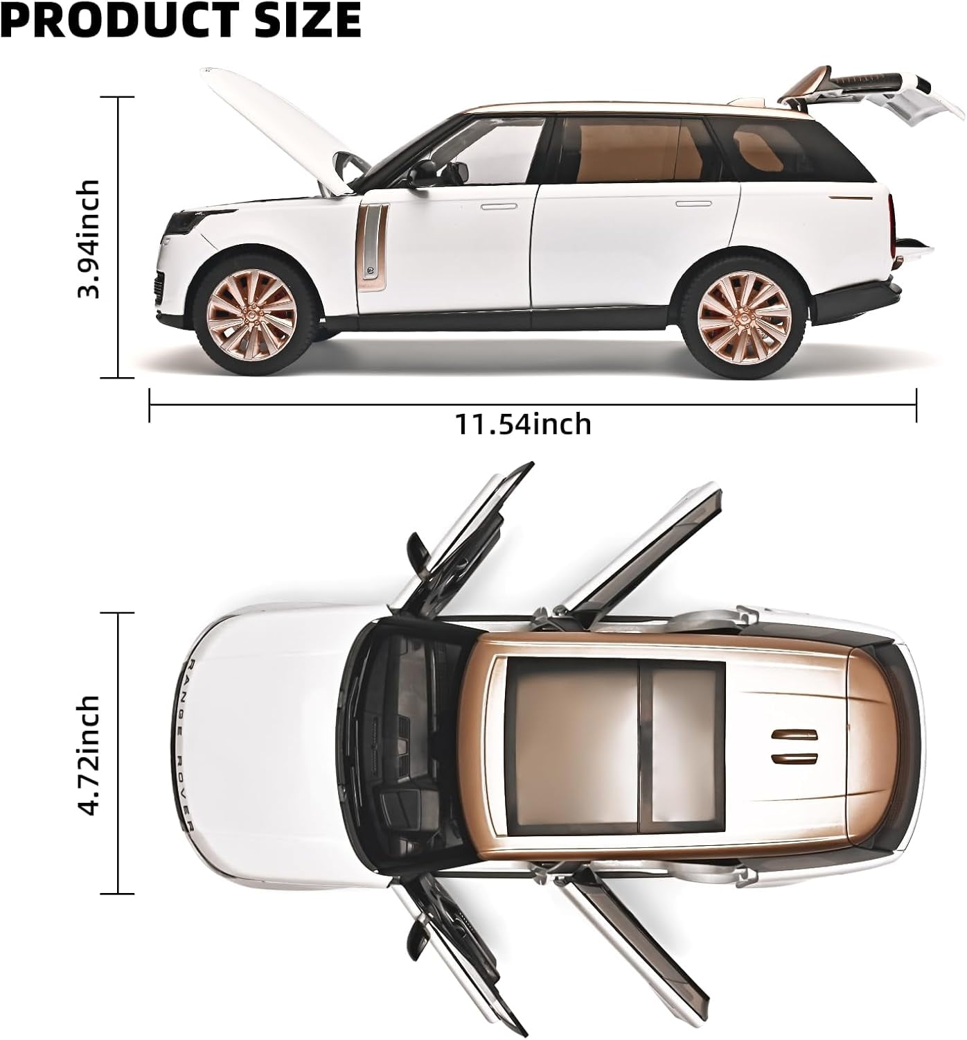 Car Toys for Boys 1/18 Diecast Cars Compatible with Land Rover Range ...