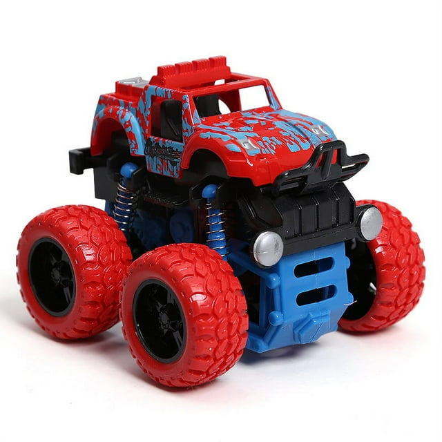 Car Toys for Toddlers 1-3, Monster Toys Truck 360° Rotating Stunt Cars ...