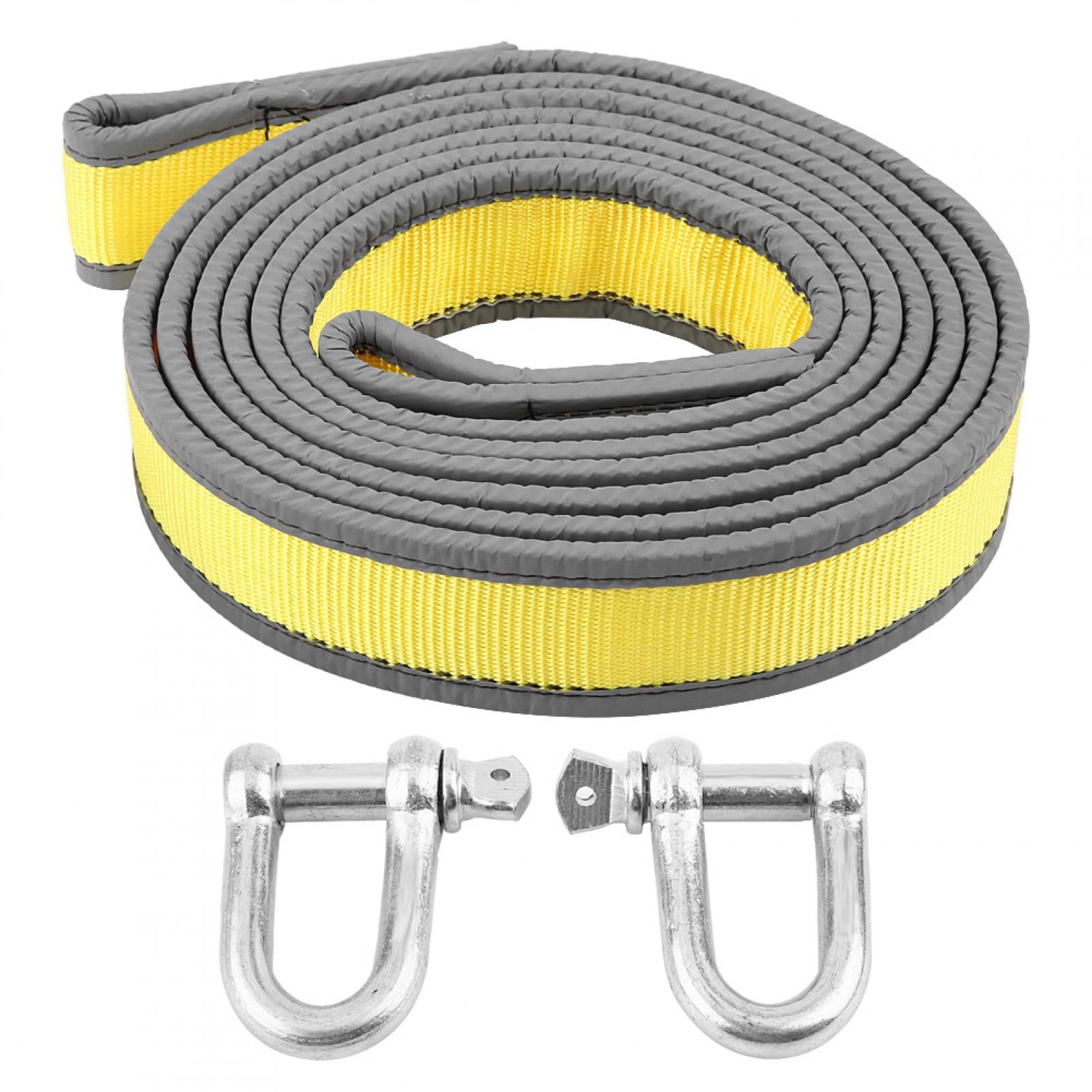 Car Trailer Towing Rope Recovery Tow Strap 8 Tons 4 Meters with U Shape ...