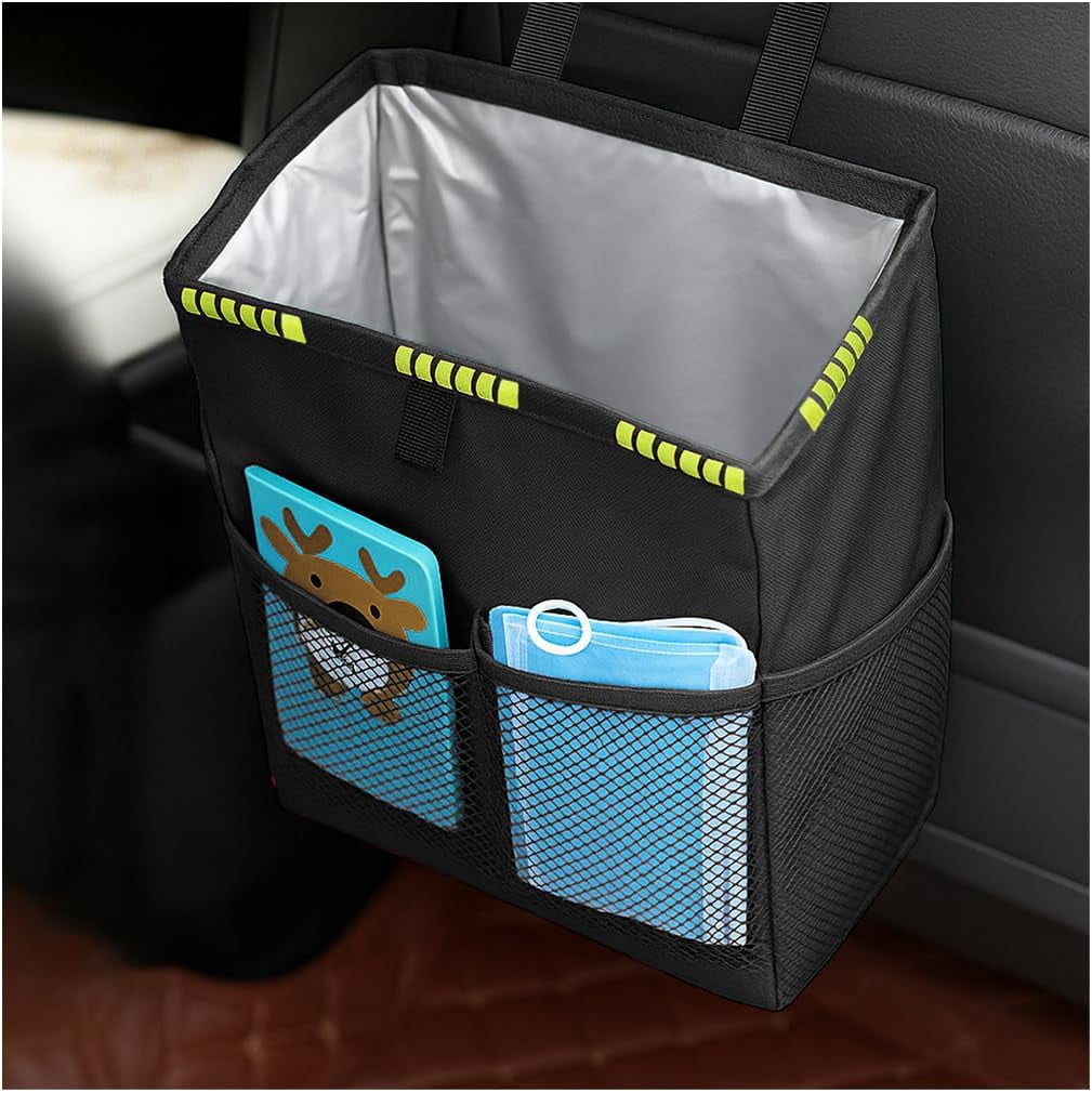 Car Trash Bag, Leak-Proof Large Capacity 3.4 Gallons Hanging Vehicle ...