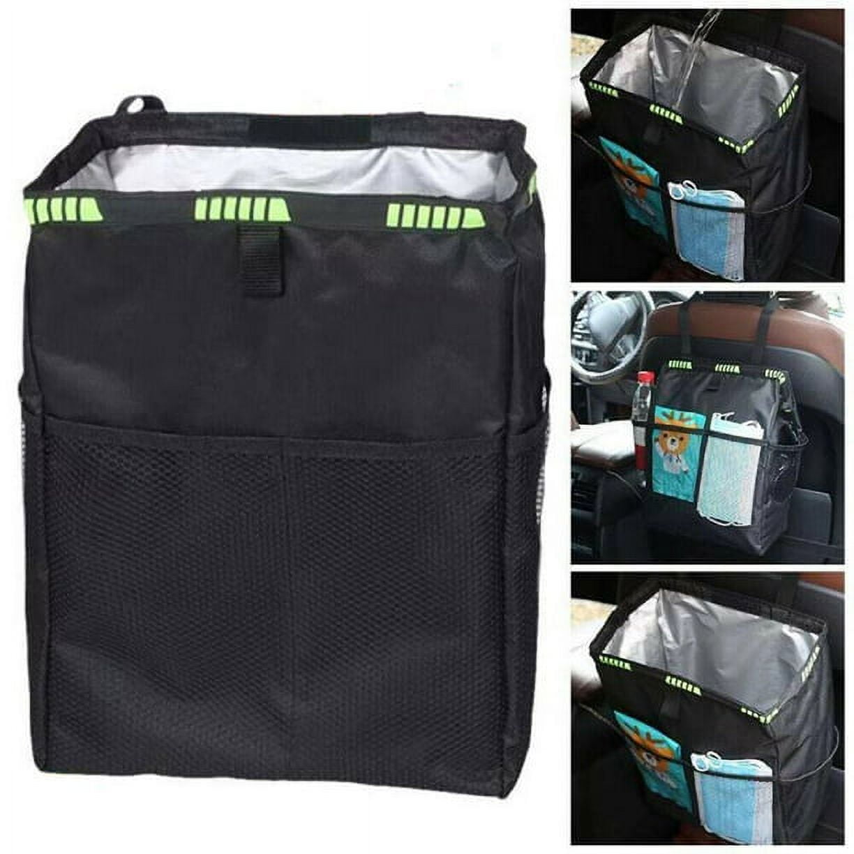 XUKEY Car Trash Bag, Waterproof 10L Garbage Bin, Back Seat Organizer ...