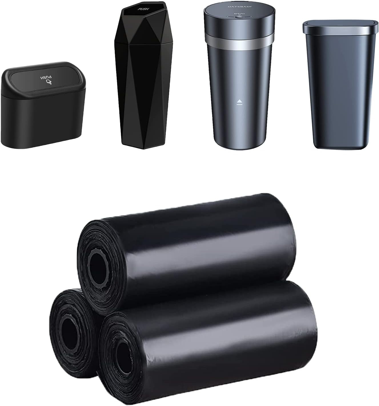 Car Trash Bag, [PE]Mini Trash Bags for Car, Mini Garbage Bags for Car ...