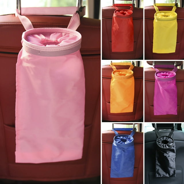 Car Trash Bag Waste Basket Container Auto Garbage Bin Bag Waste Bins ...