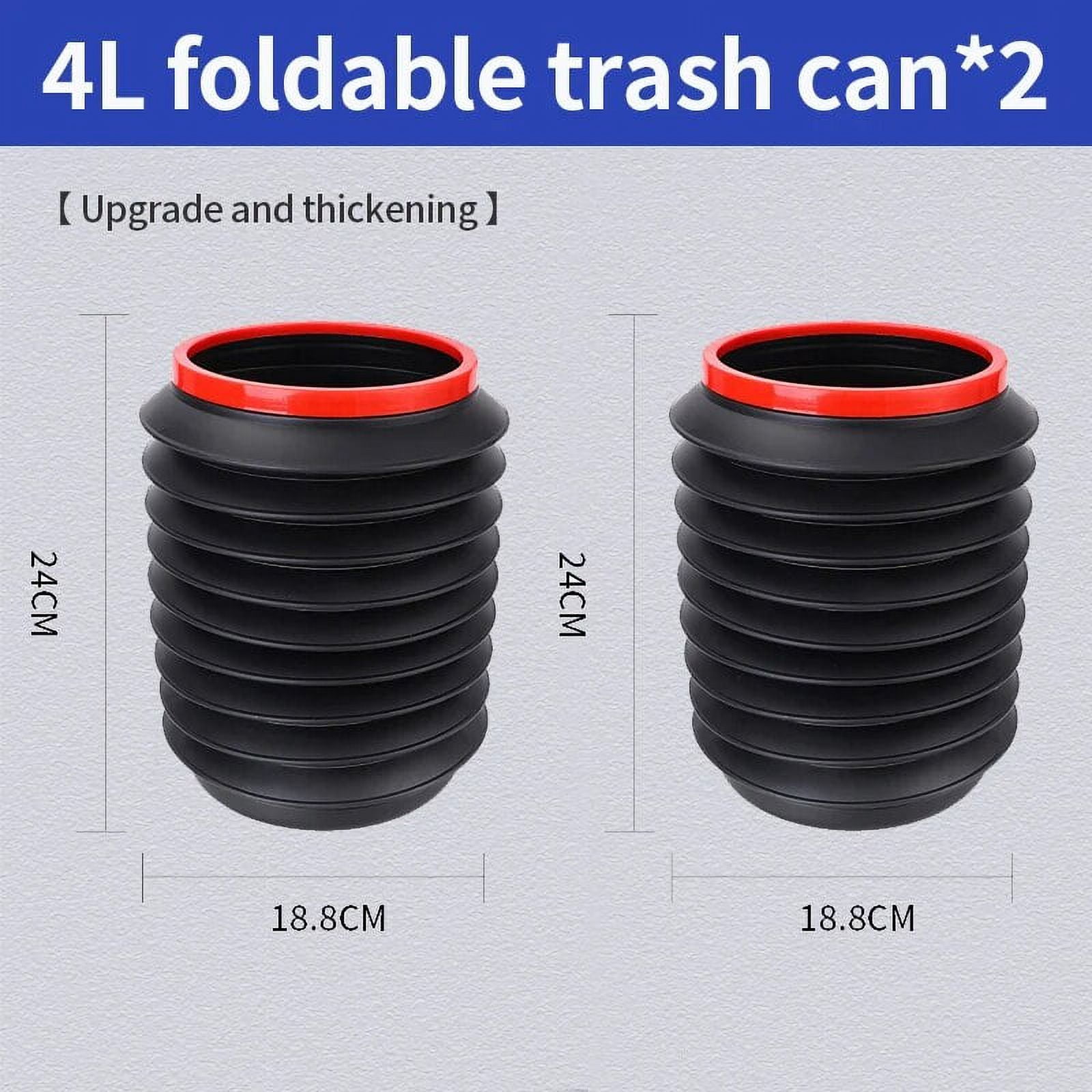 Car Trash Bin Case Storage Box Foldable trash can for water Type Trash ...