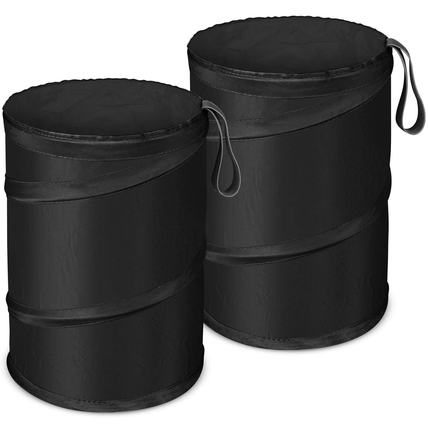 Car Trash Can, 2 Packs Collapsible Car Trash Bin for Front Back Seat ...