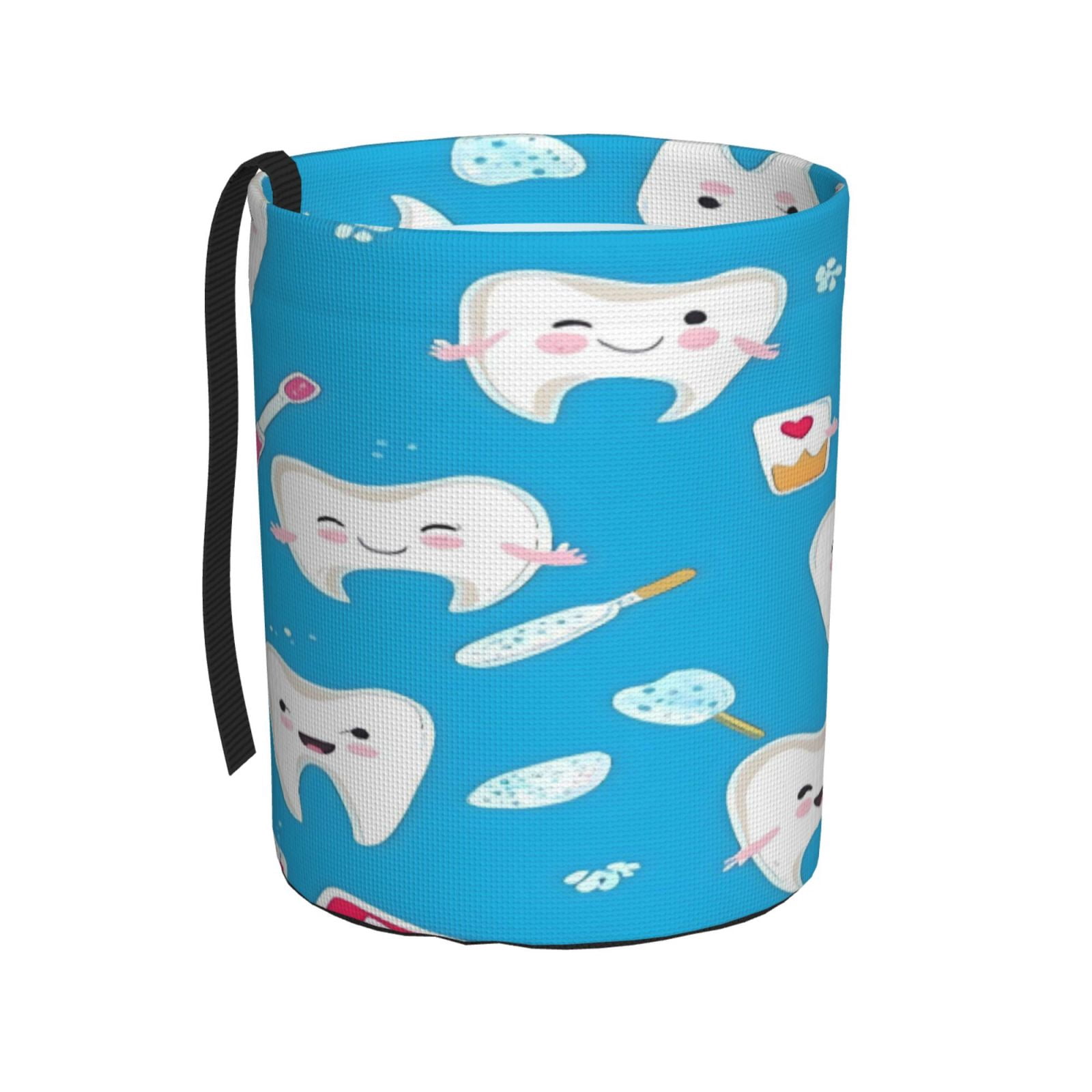Car Trash Can 600d Oxford Water-Resistant Cylindrical With Support Rod ...