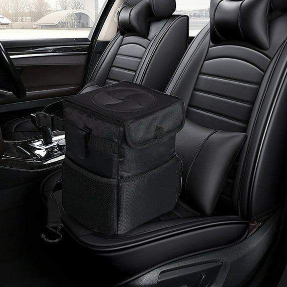 Car Trash Can, Hanging Foldable Garbage Bag for Cars, Large Capacity ...