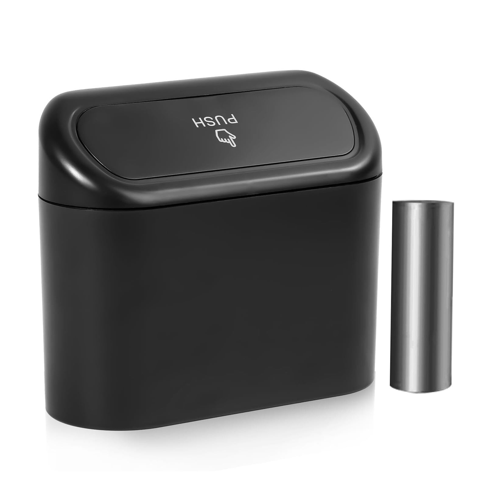 Car Trash Can with Lid, Mini Auto Garbage Can with 30 Trash Bags ...