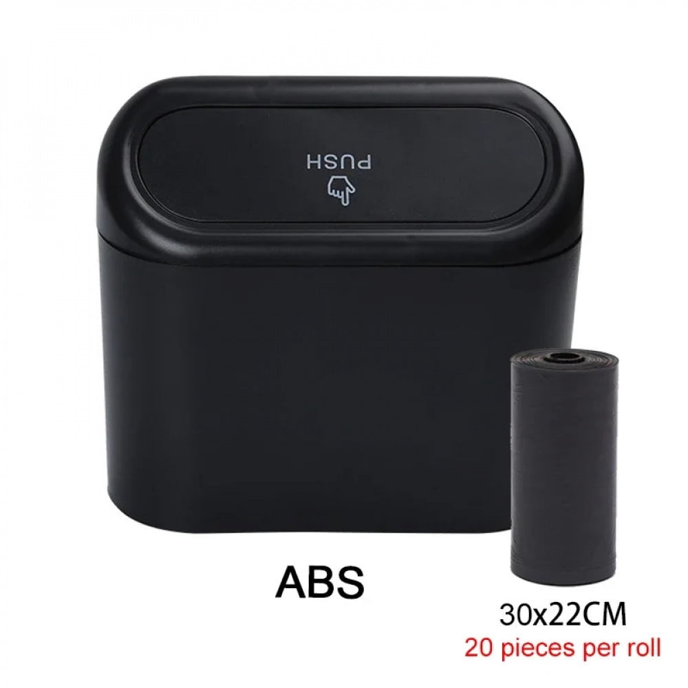 Car Trash Can (with Lid) Contains 60 (300) Garbage Bags, Small Car ...