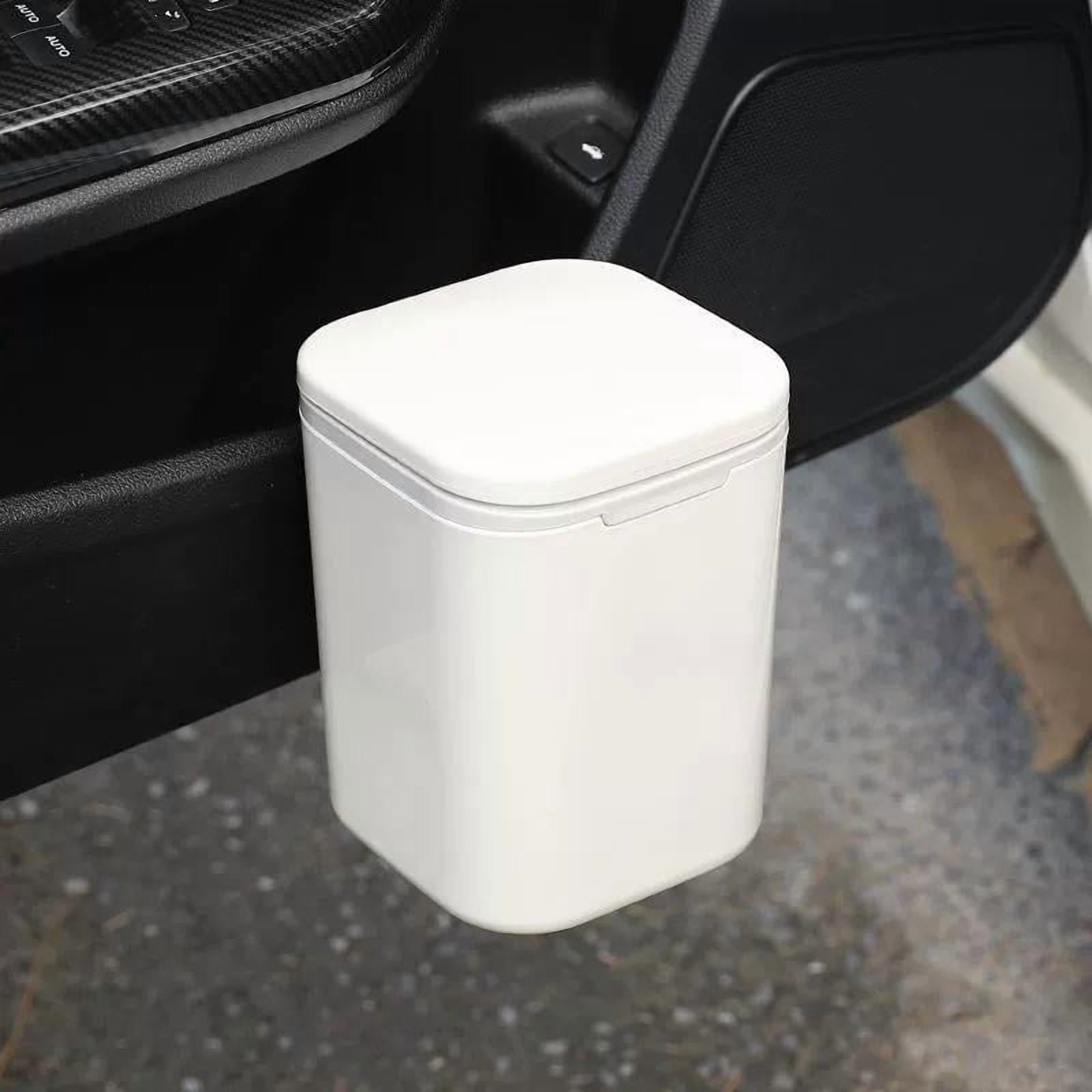 Car Trash Simple Mini Trash can Plastic Rectangular Garbage can Wall ...