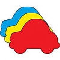 Car Tri-Color Creative Cut-Outs, 5.5in, 31 pcs - Walmart.com