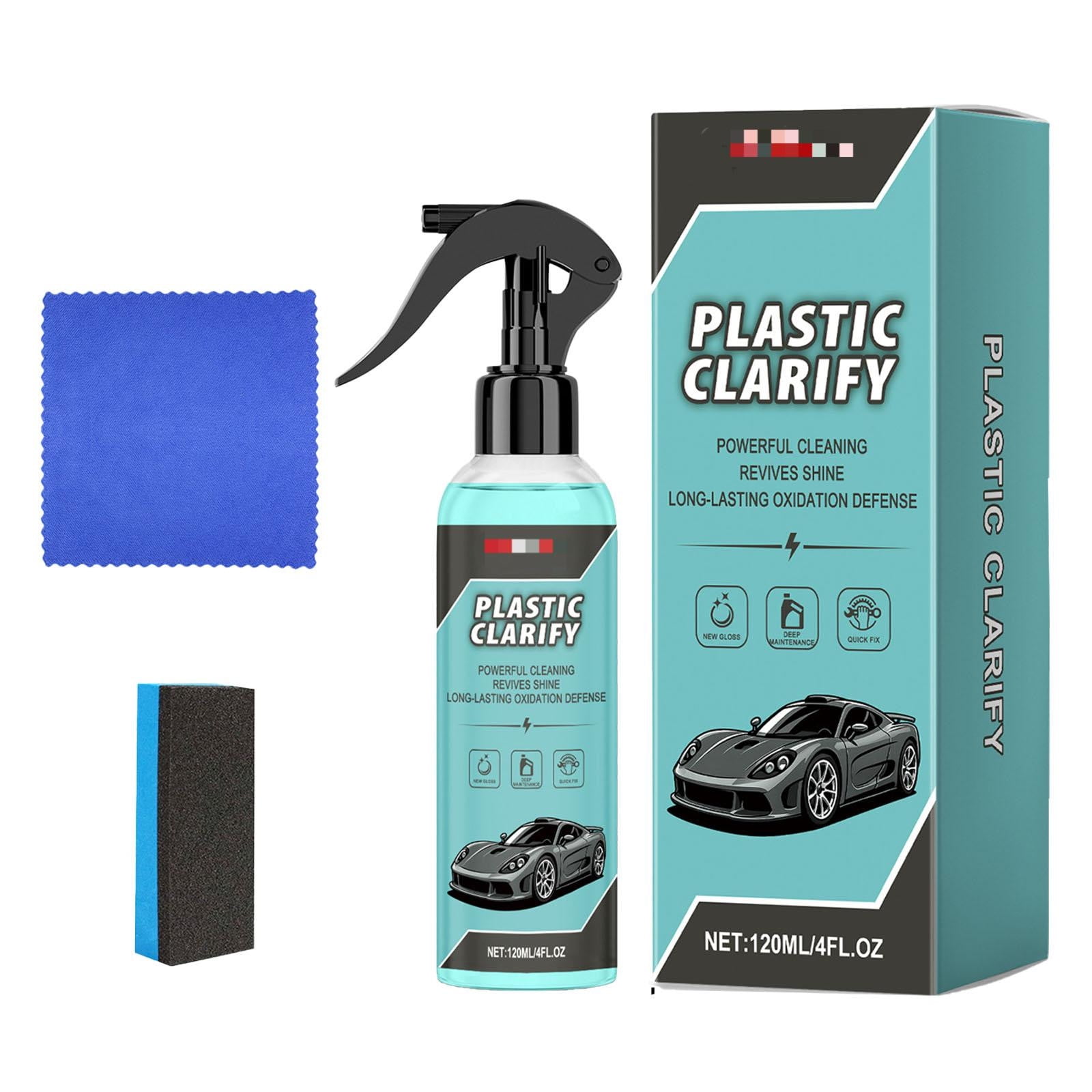 Car Trim Restorer Spray Clarify For Interior Exterior Rubber Leather ...