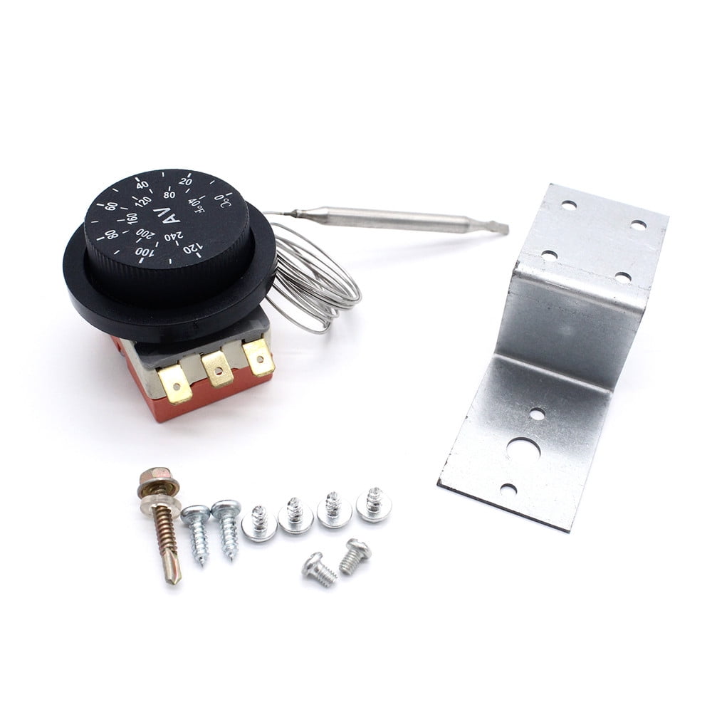 Car Truck Adjustable Electric 12V Radiator Fan Thermostat Control Relay ...