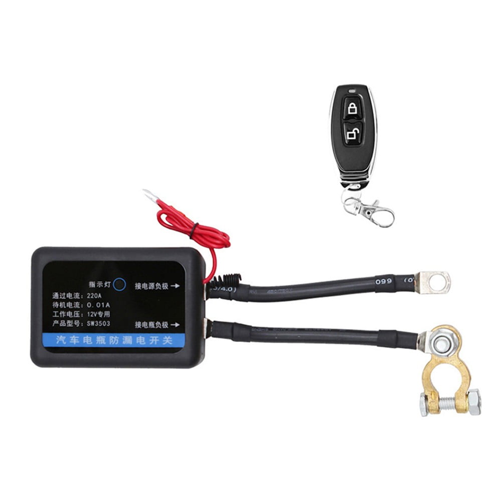 Car Truck Remote Battery Disconnect Switch 12V 260A Switch Automatic ...