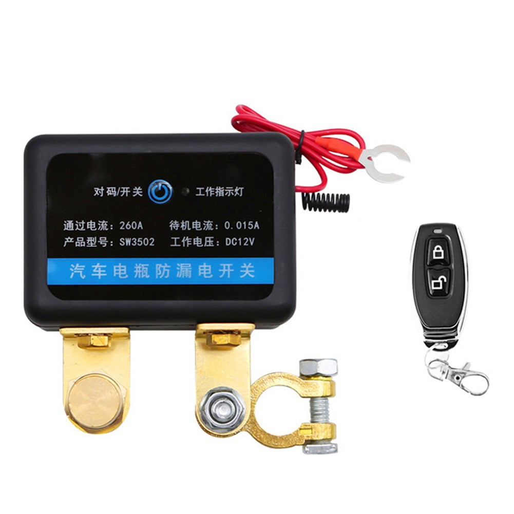 Car Truck Remote Battery Disconnect Switch 12V 260A Switch Automatic ...