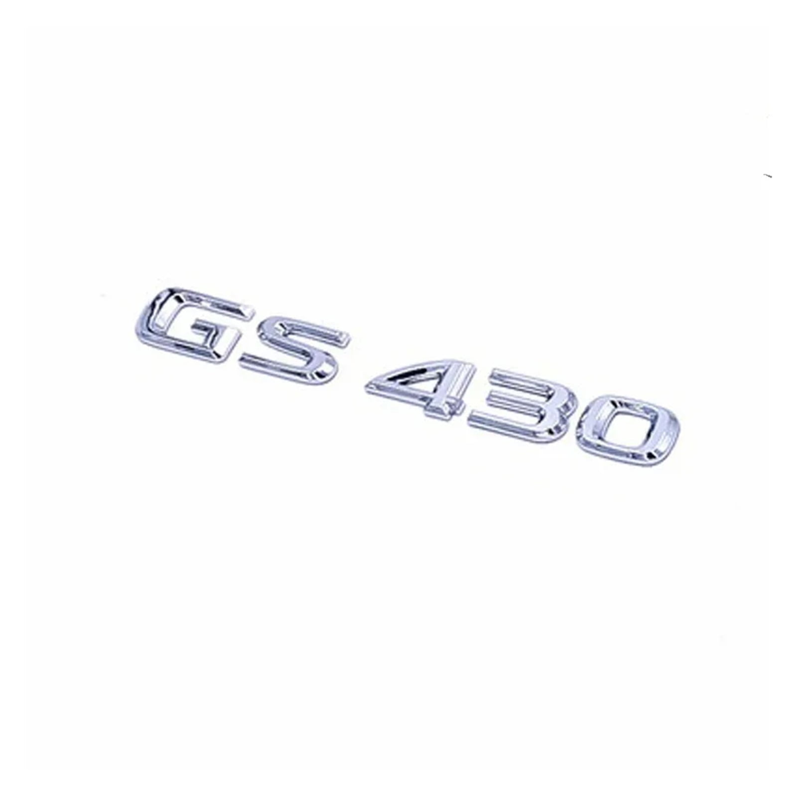 Car Trunk ABS Chrome Letters Logos Badge Emblem Decals Styling Sticker ...