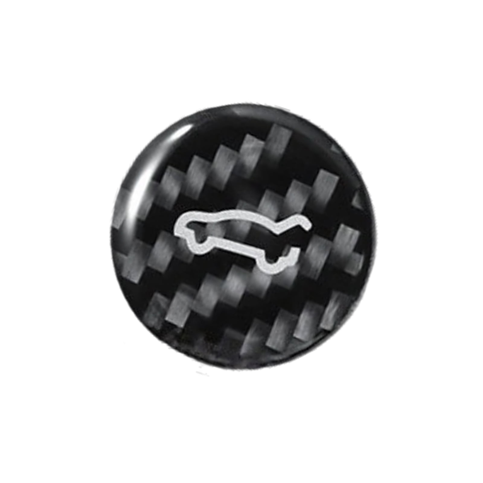 Car Trunk Button Protector Carbon Fiber Dynamic Racing Design Trunk ...