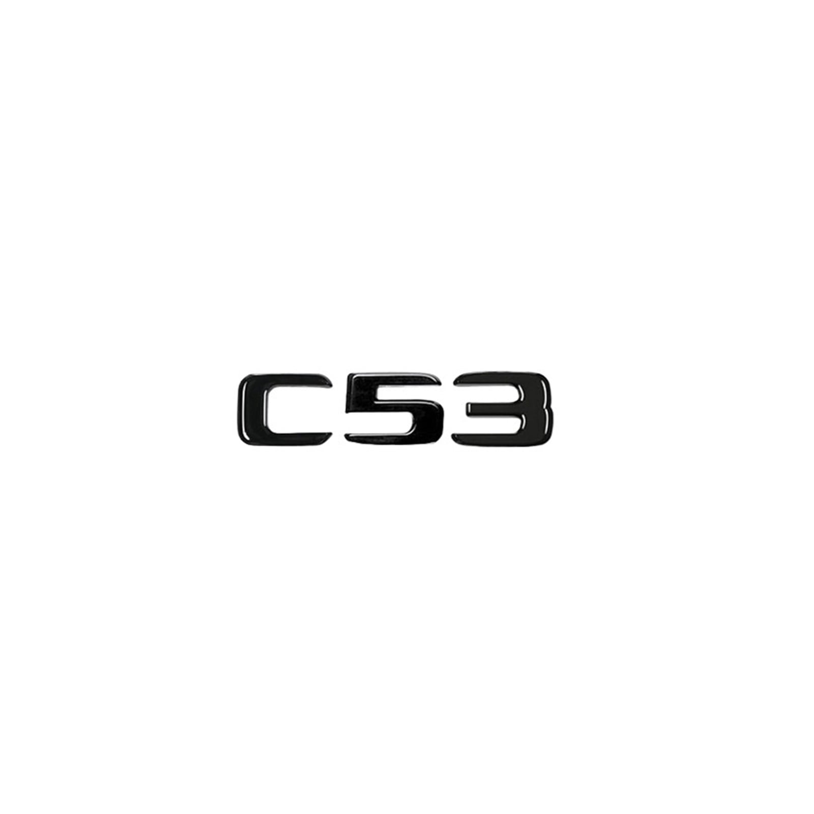 Car Trunk Letters Logo Alphabet Badge Emblem Sticker Fit For Mercedes ...
