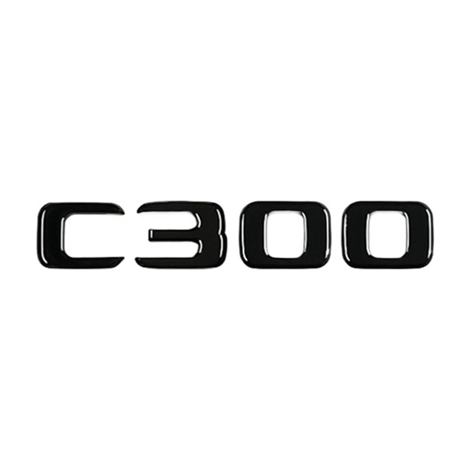 Car Trunk Letters Logo Alphabet Badge Emblem Sticker Fit For Mercedes ...