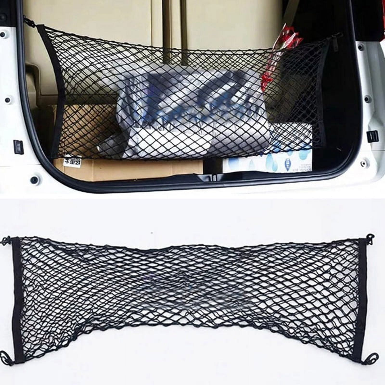 Car Trunk Luggage Net Rear Mesh Net Storage Elastic Holder - Walmart.com