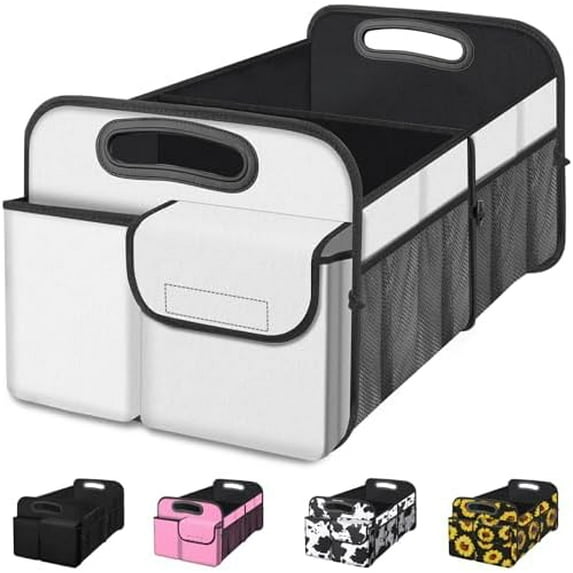 Car Trunk Organizer, Car Storage Organizer with Large Capacity ...