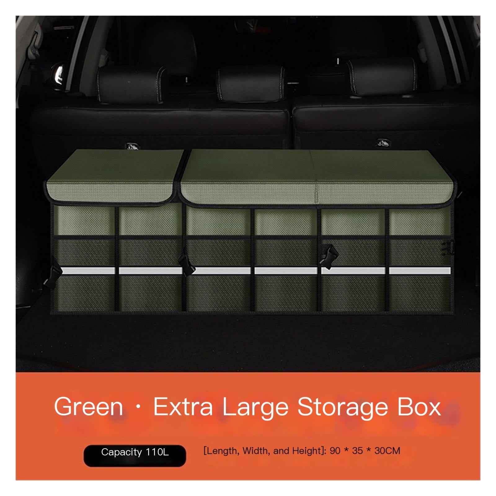 Car Trunk Organizer, Collapsible Multi Compartment SUV Organizer ...