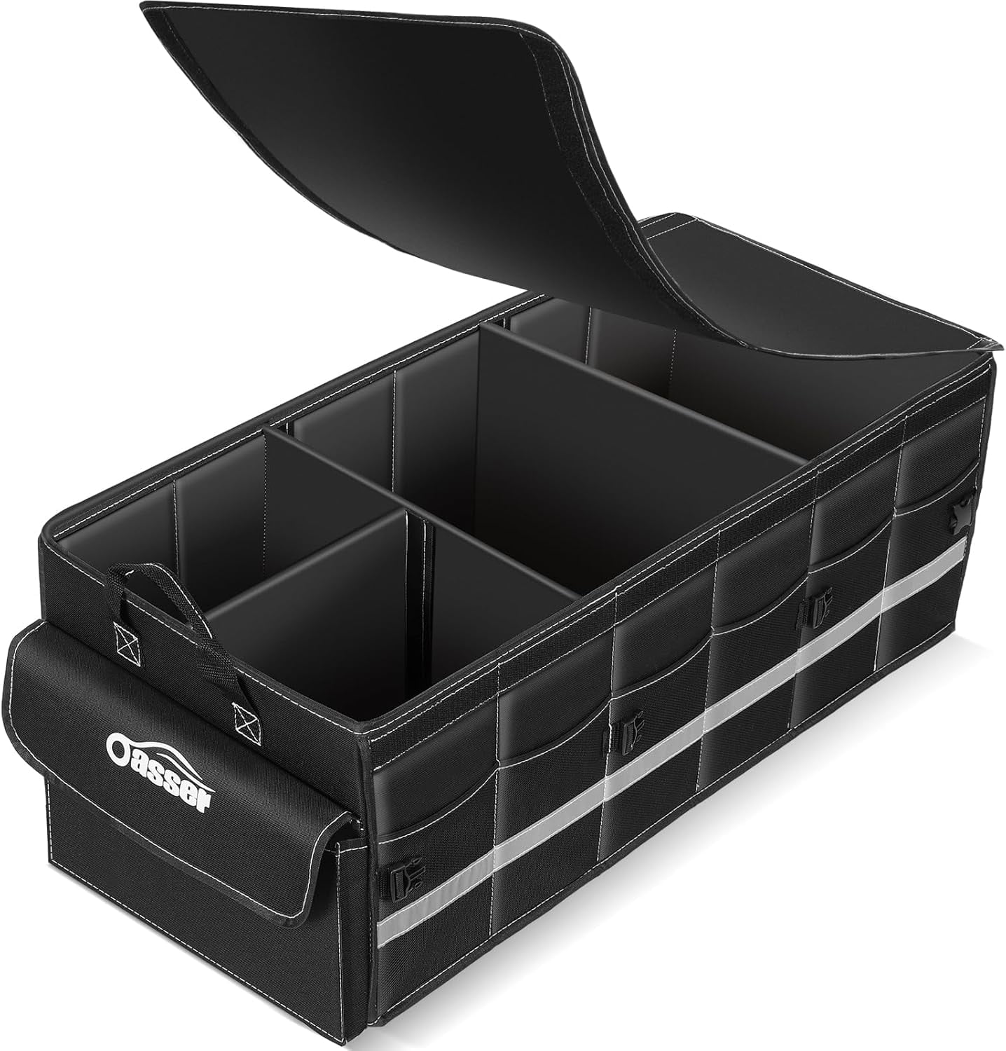 Car Trunk Organizer, Collapsible Waterproof Multi Compartments Car ...