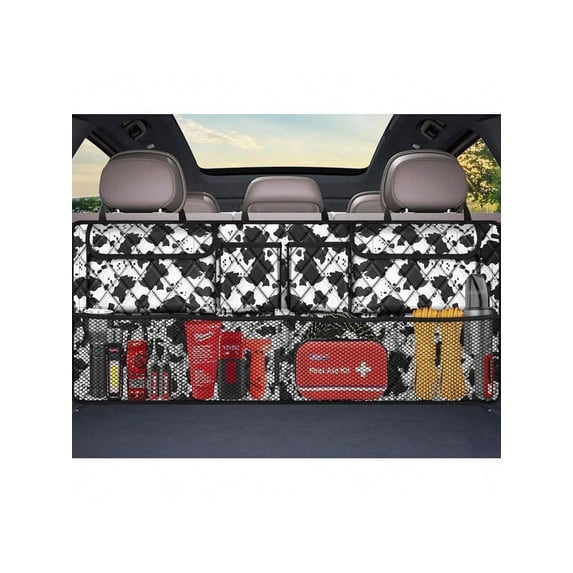 Car Trunk Organizer, Large Capacity Backseat Trunk Organizer (42*18 ...
