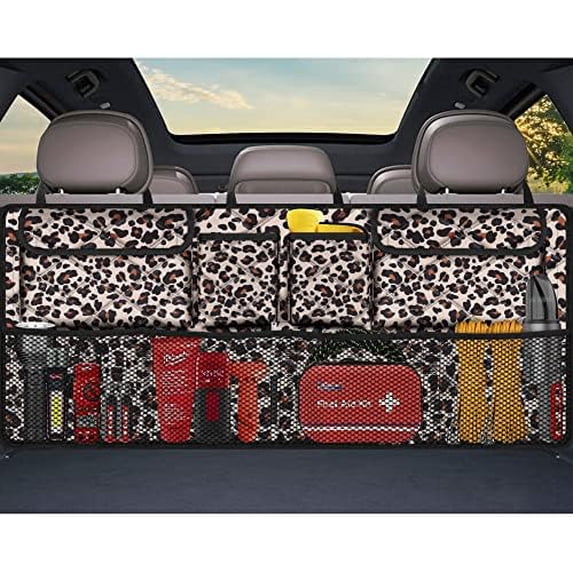Car Trunk Organizer,Large Capacity Backseat Trunk Organizer(42"*18"),Collapsible Car Storage Bag ...