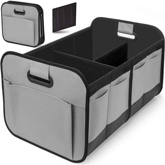 Car Trunk Organizer — Large Capacity Collapsible Trunk Storage with ...