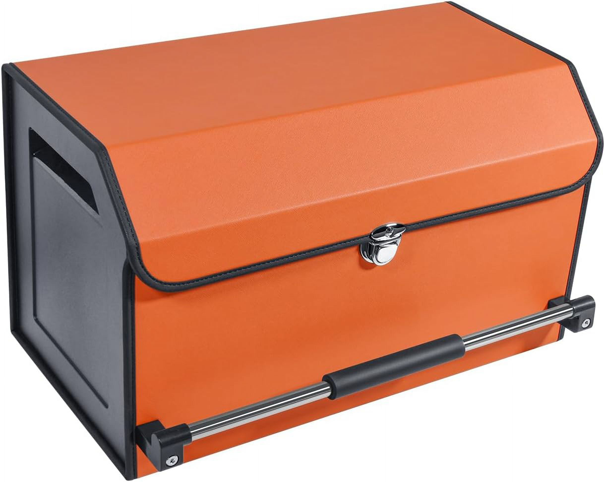 Car Trunk Organizer, Push-pull Handle, Leather Collapsible 2 ...