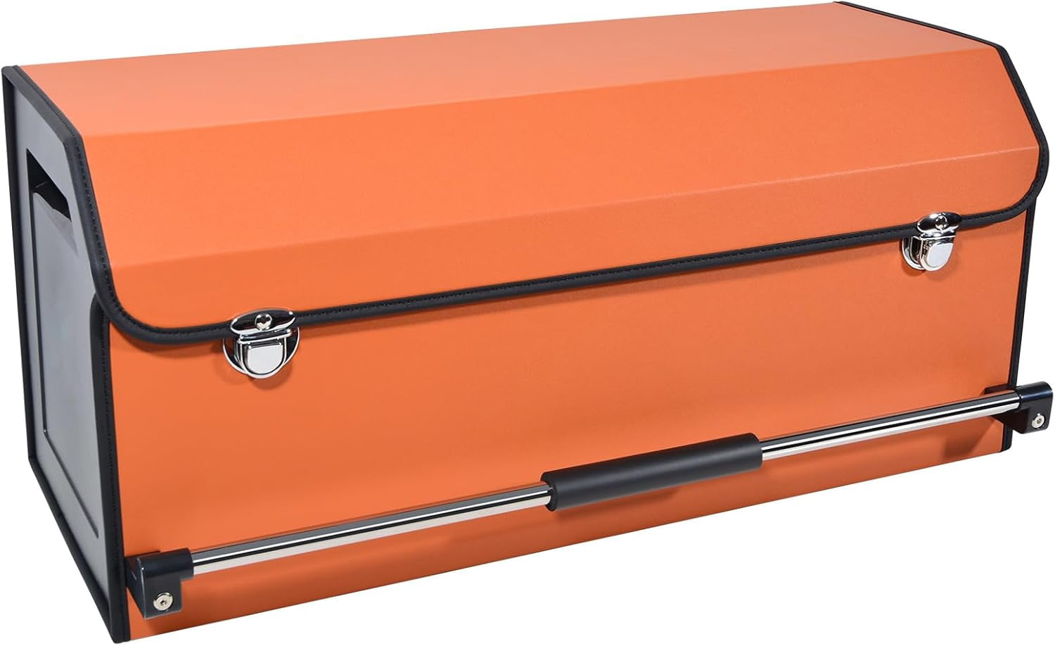 Car Trunk Organizer for SUV, Collapsible Leather Car Storage Trunk ...