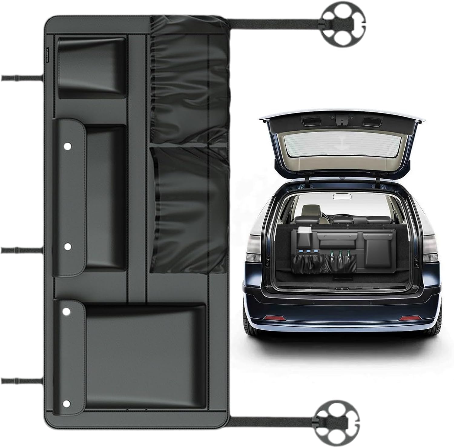 Car Trunk Organizer,Space-Saving Magnetic Large Capacity - Vehicle ...